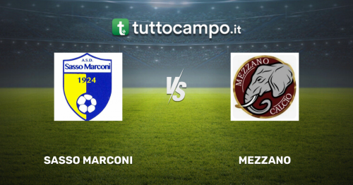 Allievi | Sasso Marconi 1924 vs Mezzano, il tabellino - Emilia-Romagna